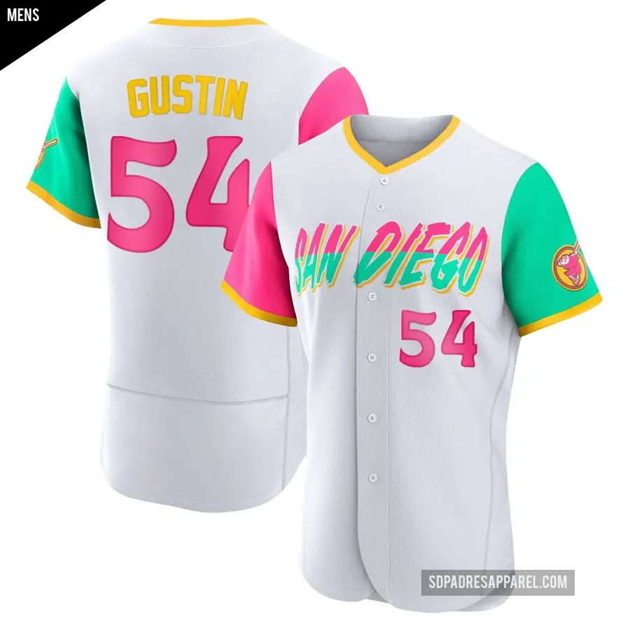 Harry Gustin Jersey, Authentic Men's, Women's, Kids' Jerseys - Padres Store